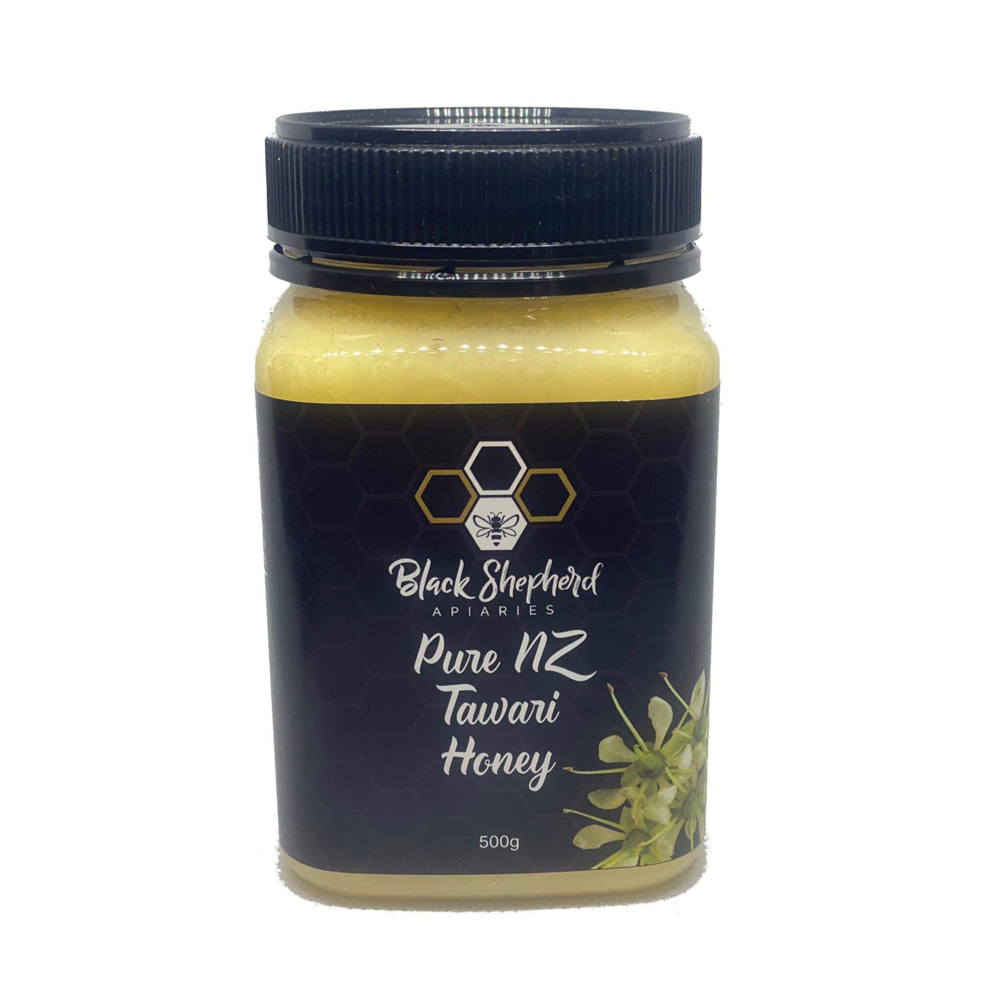 Pure New Zealand Tawari Honey 500g | Black Shepherd Apiaries